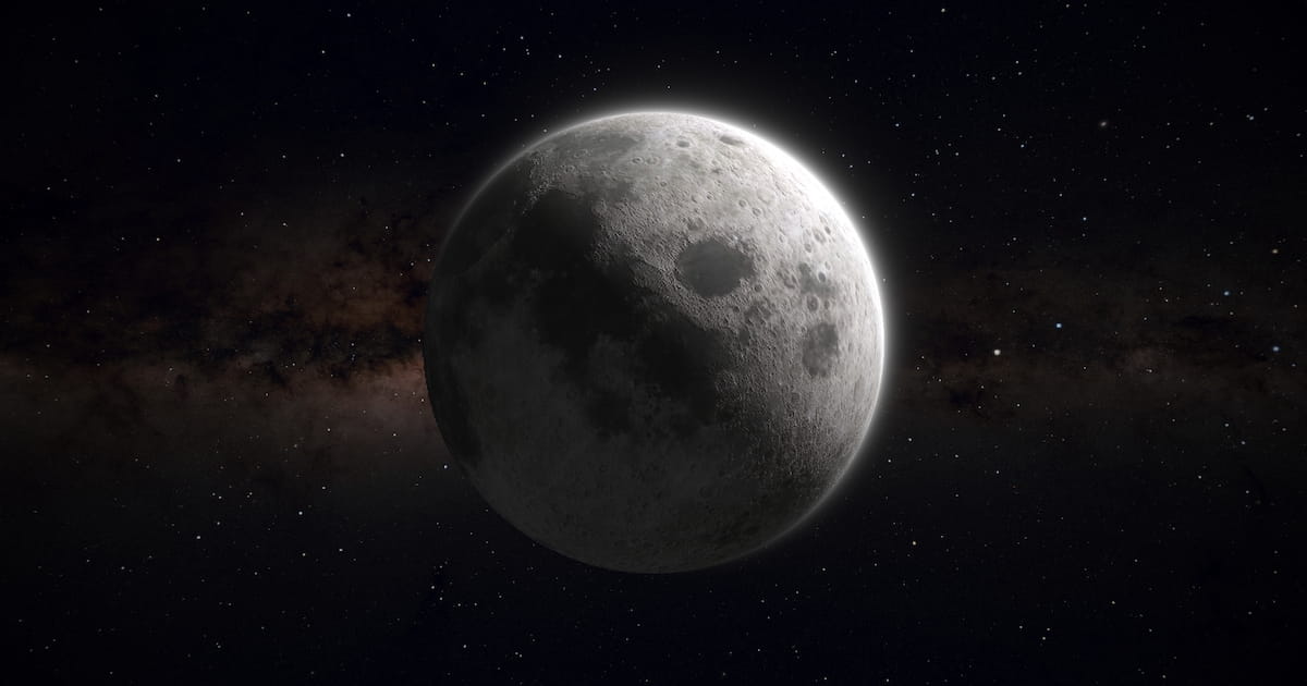 Moon | Interactive 3D planet animation